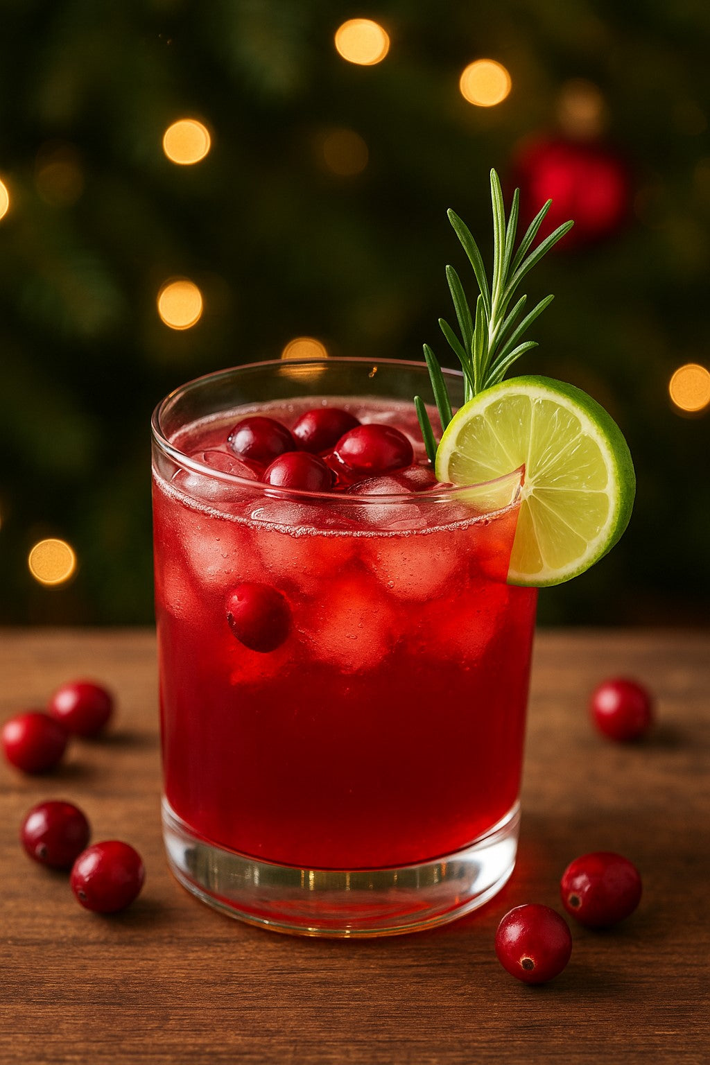 🎄 Cranberry Buckaroo Holiday Sparkler (Mocktail) – Rollicking Buckaroo