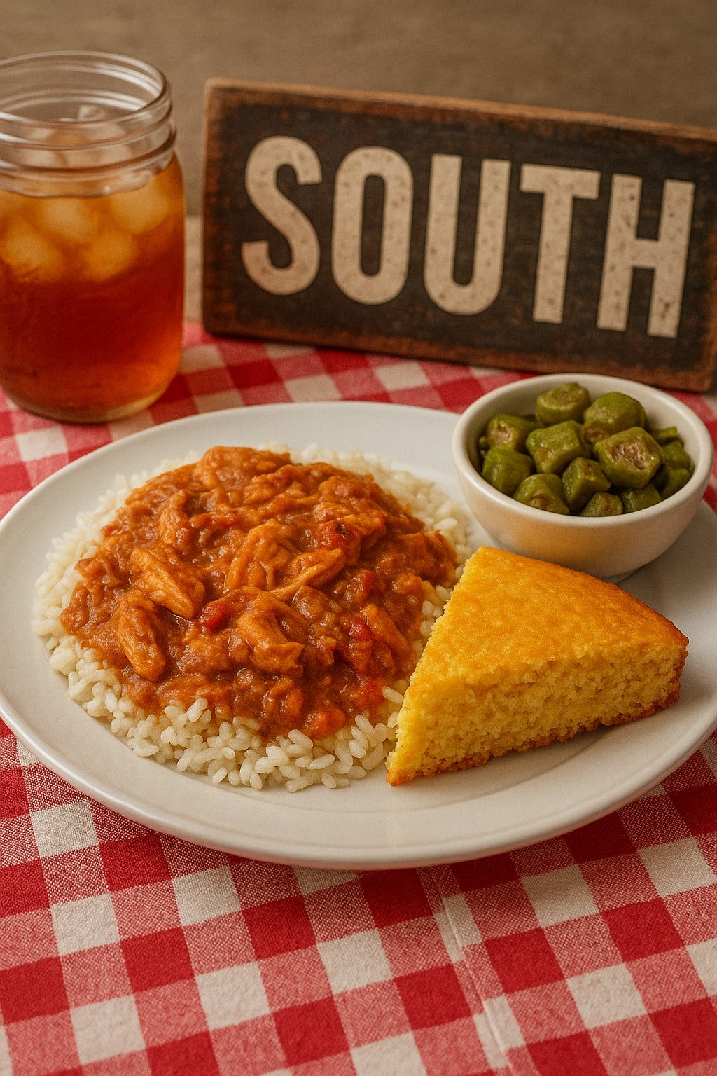 Sweet Heat Southern Smothered Chicken & Rice – Rollicking Buckaroo